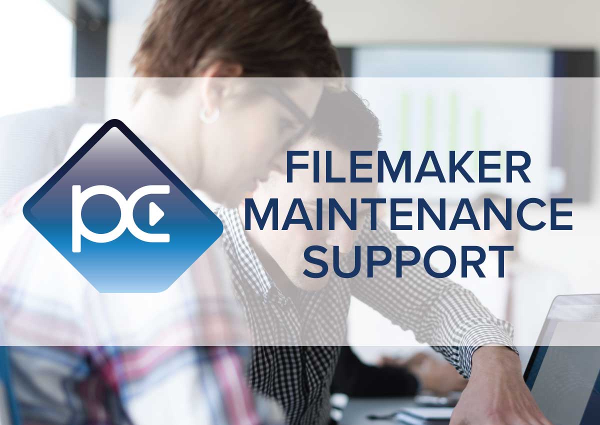 Filemaker Maintenance Support Program Productive Computing Inc