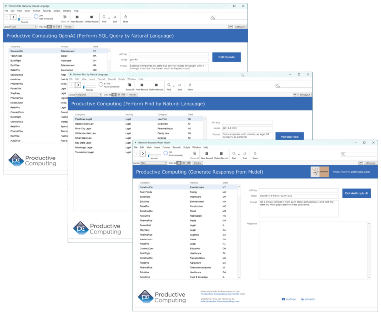 New AI features in FileMaker 2025