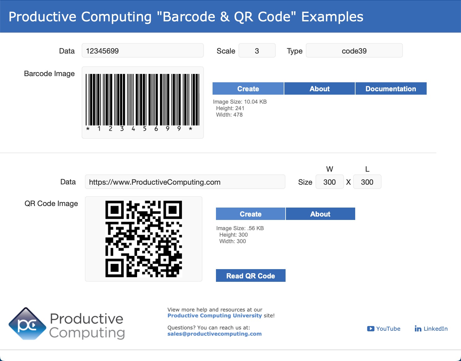 Creating Barcodes and QR Codes in FileMaker